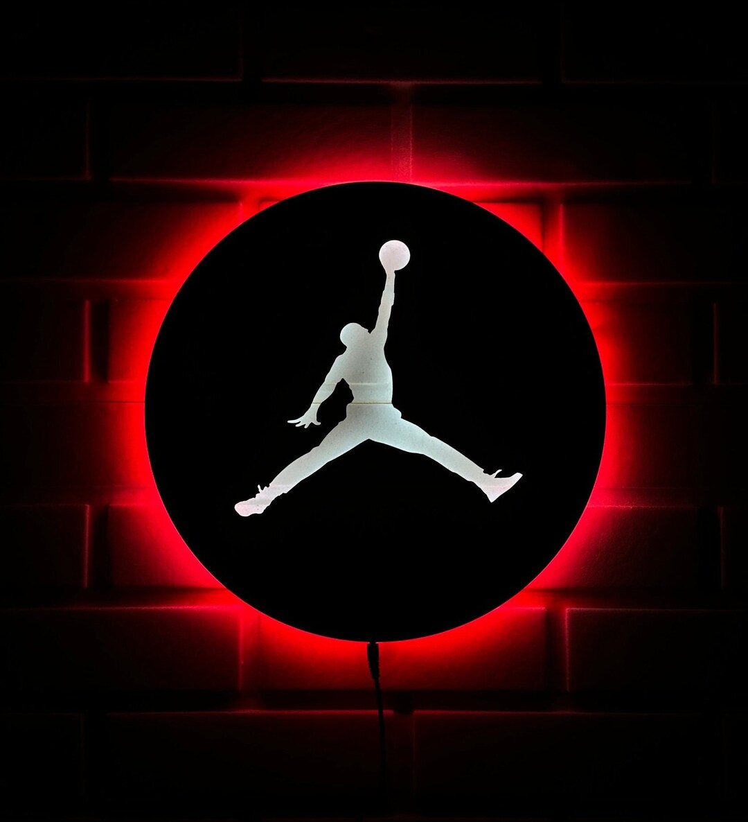 Air Jordan Led Sign Air Jordan Led Light Wood Wall Decor - Etsy