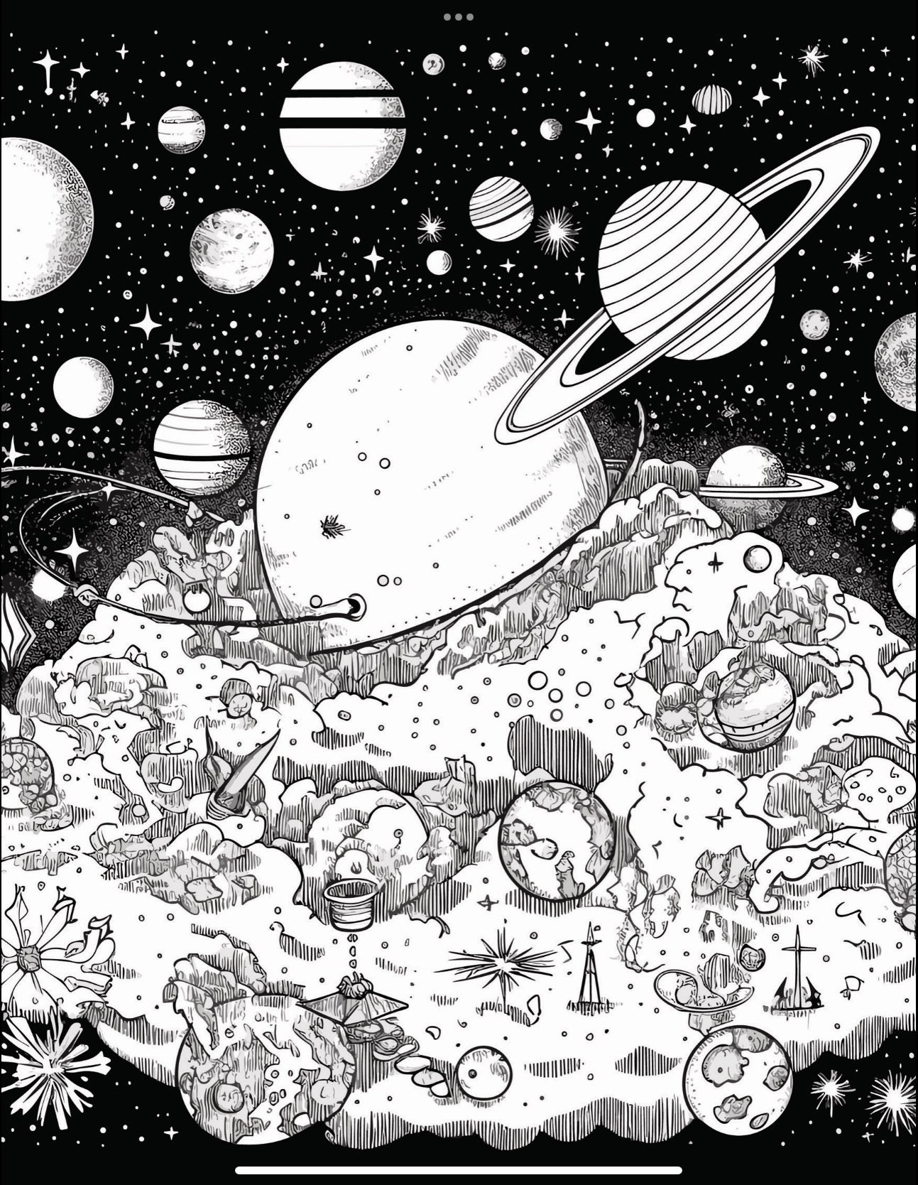 Galaxy Coloring Book| Includes 100 Coloring Pages| Coloring Books for ...