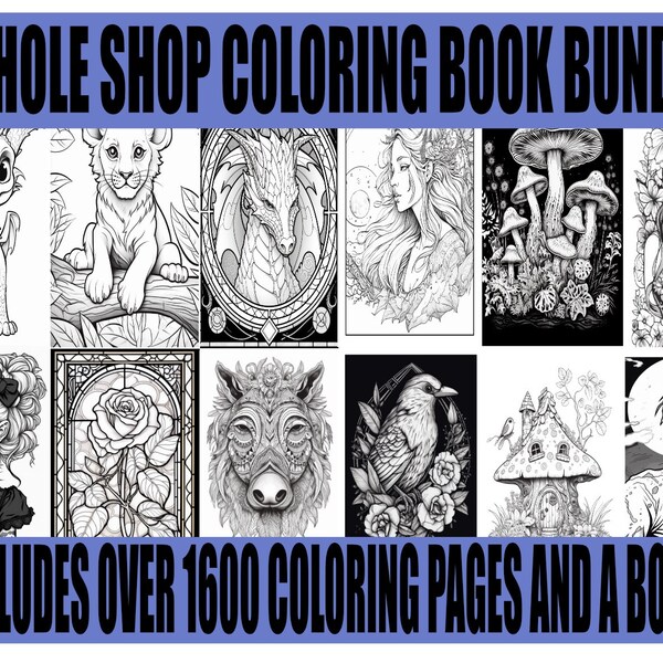 Coloring Books - Etsy