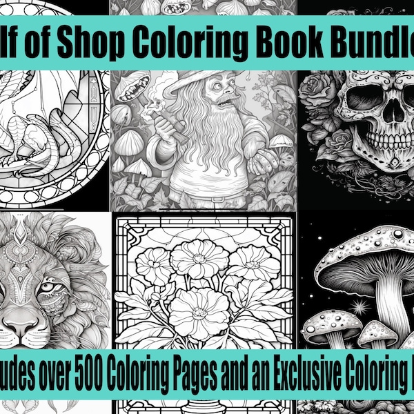 Adult Coloring Books - Etsy