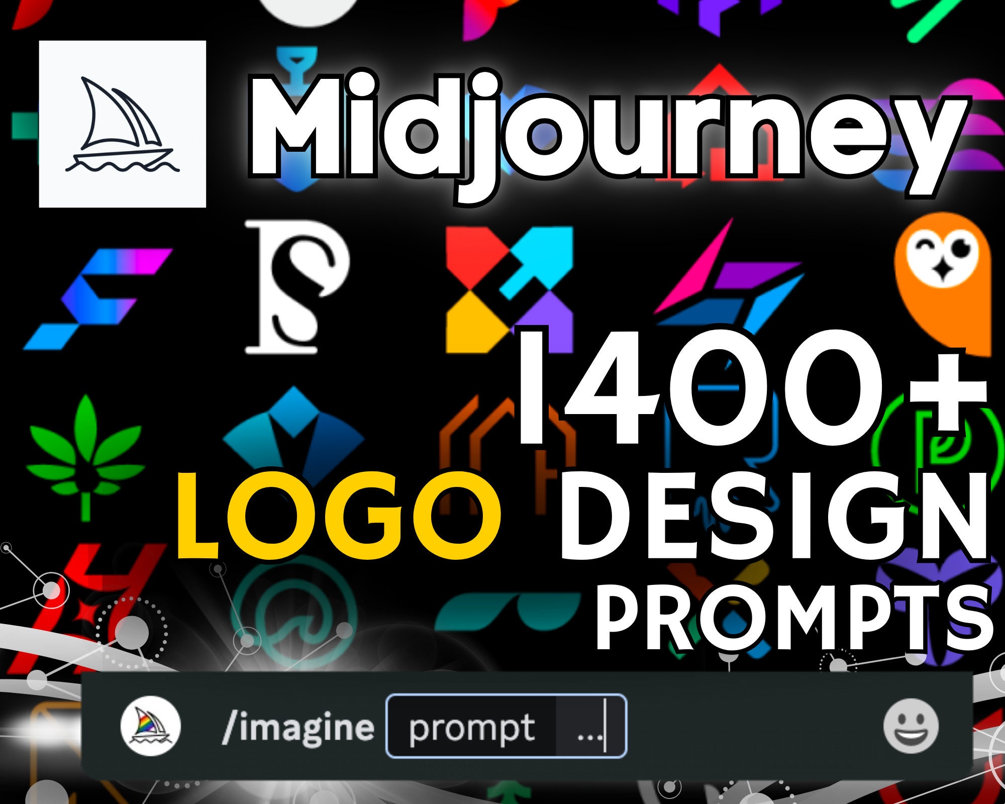 1400+ Midjourney Logo Design Prompts | Google Sheets Spreadsheet | AI ...