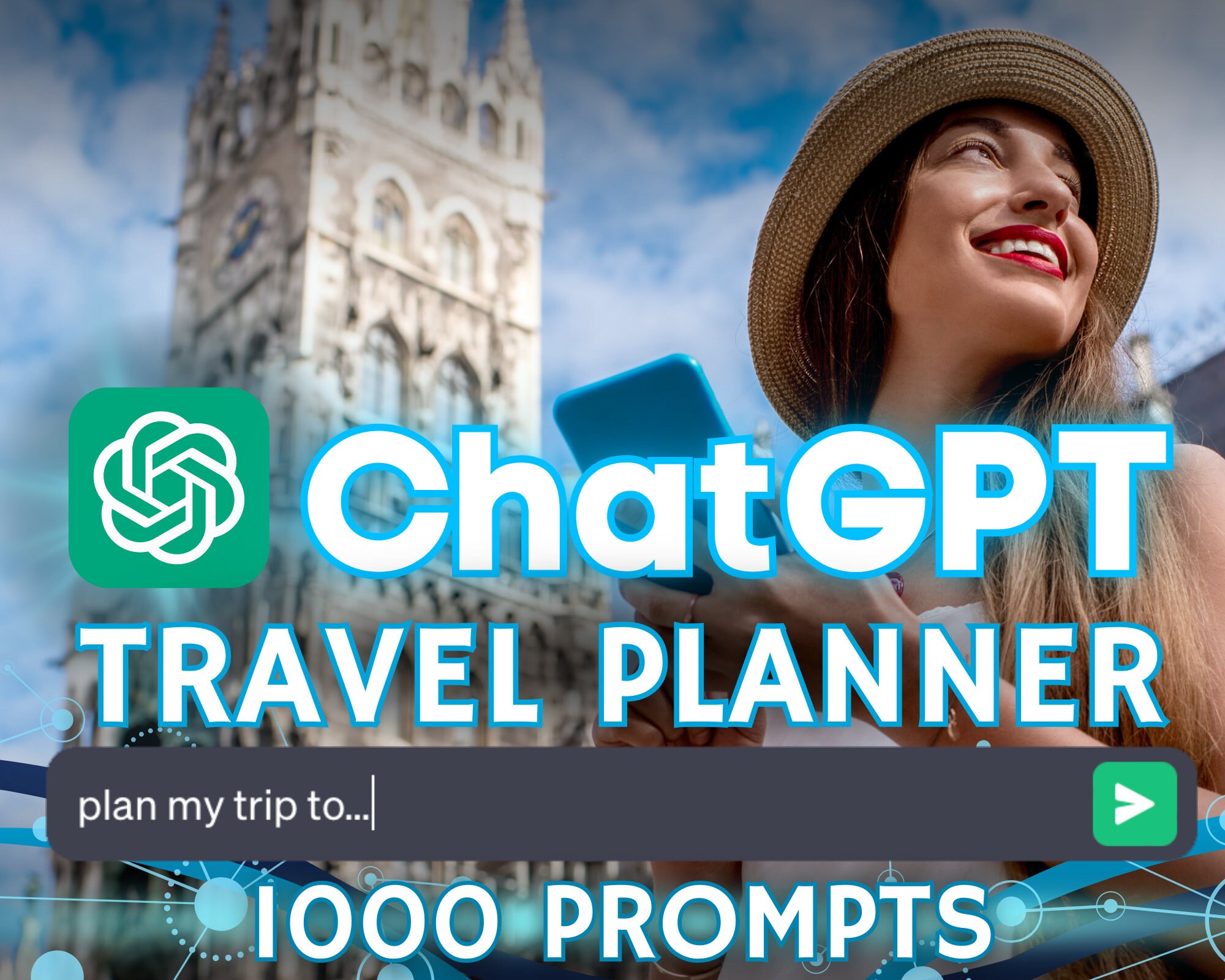 1000 Chatgpt Travel Planner Prompts Google Sheets Spreadsheet Vacation ...