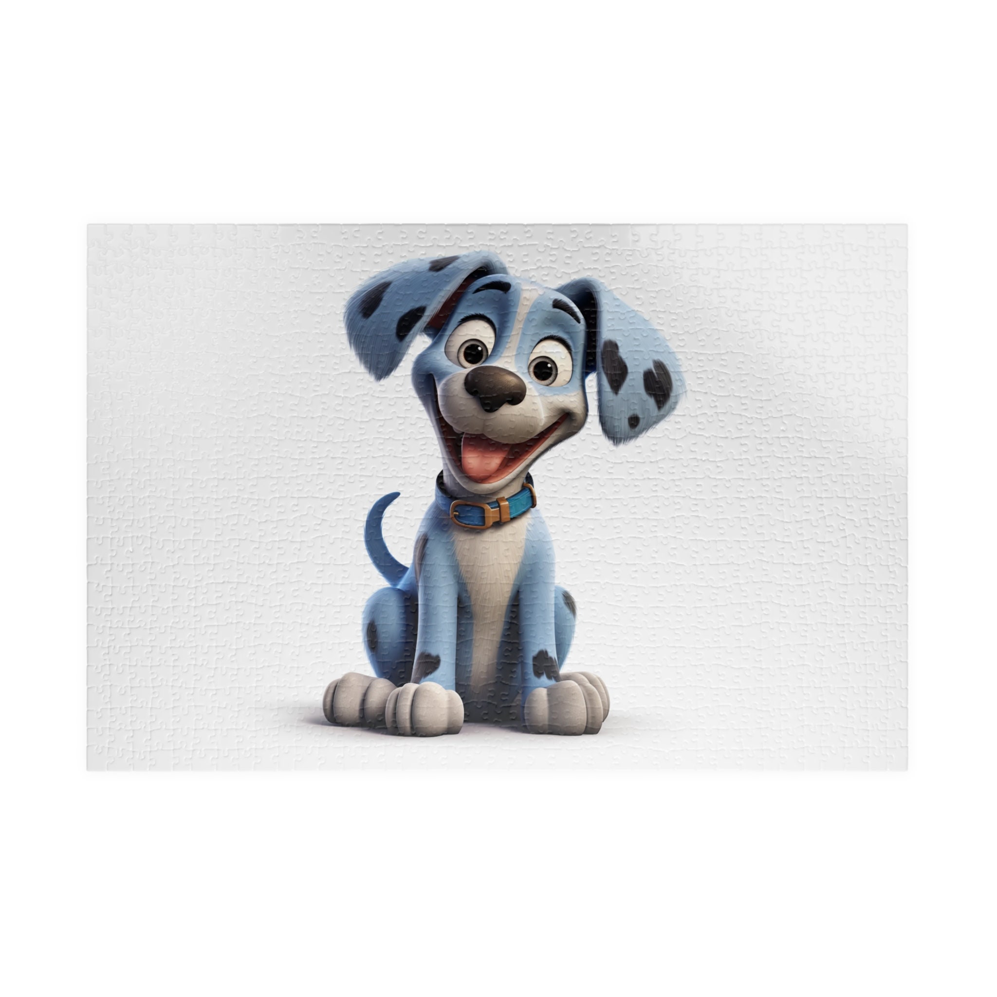 Bouncy Bluey Buddy Puzzle for Children: Playful Adventure With a ...