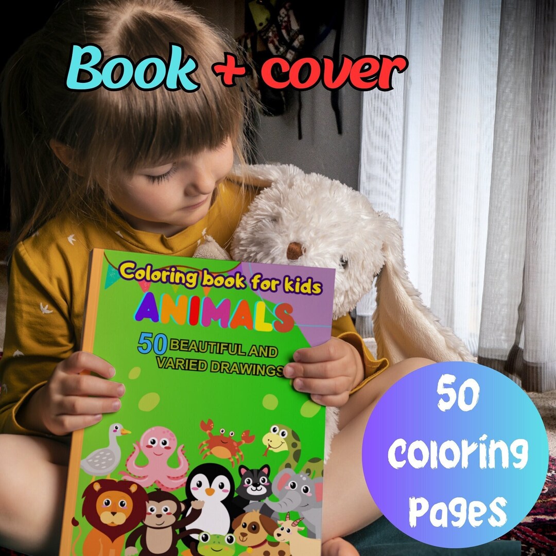 Animal World Coloring Book for Little Kids, Preschool Coloring Pages ...