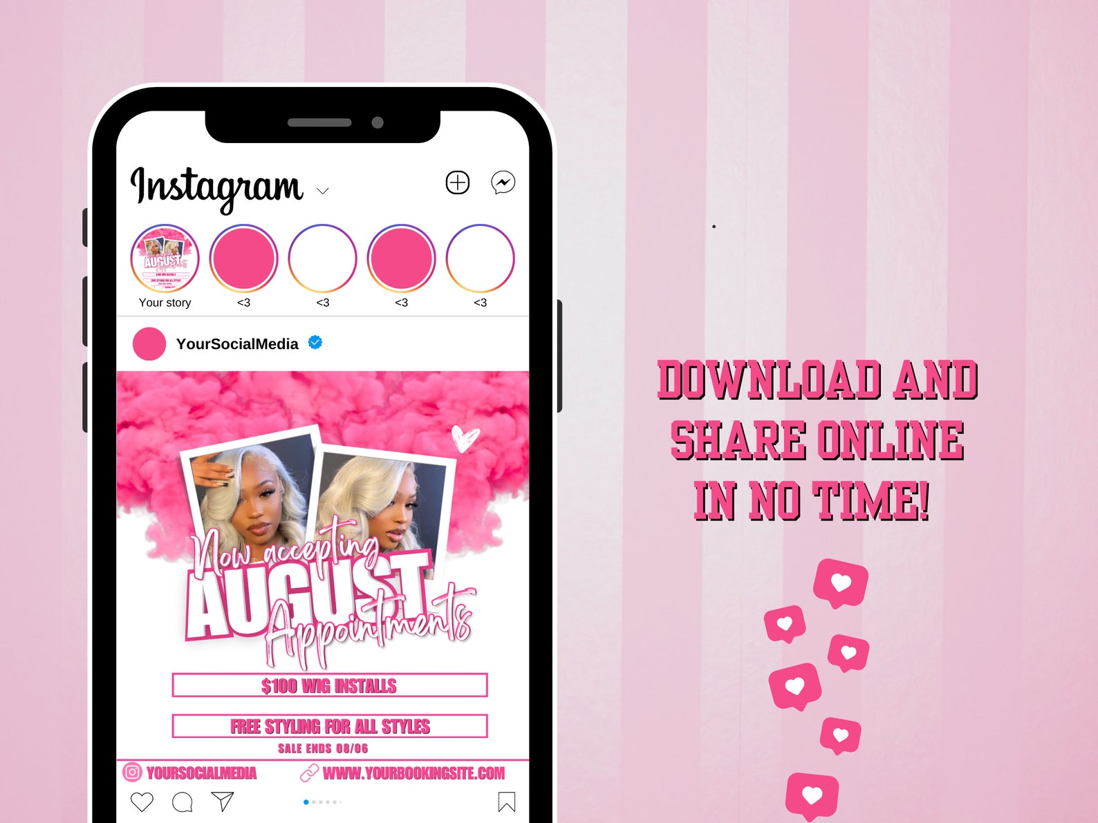 August Booking Flyer, August Specials, August Bookings Available for ...