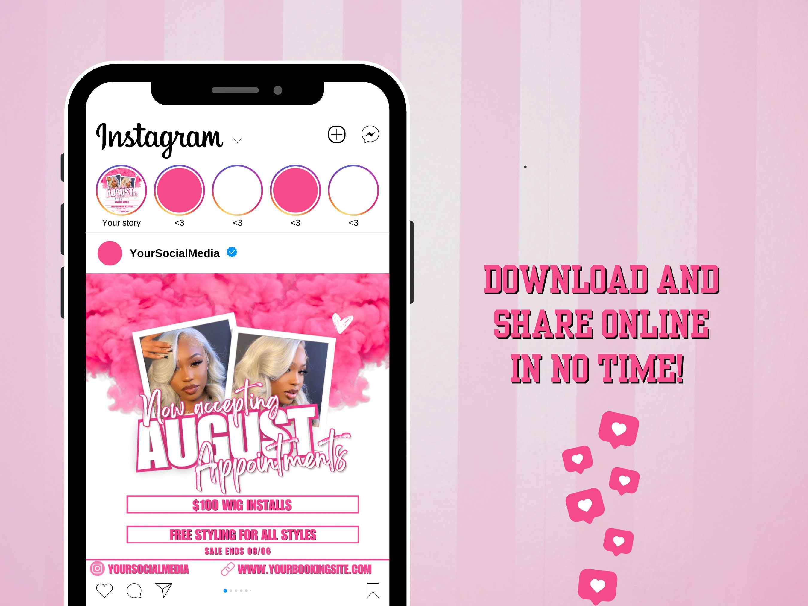 August Booking Flyer, August Specials, August Bookings Available for ...