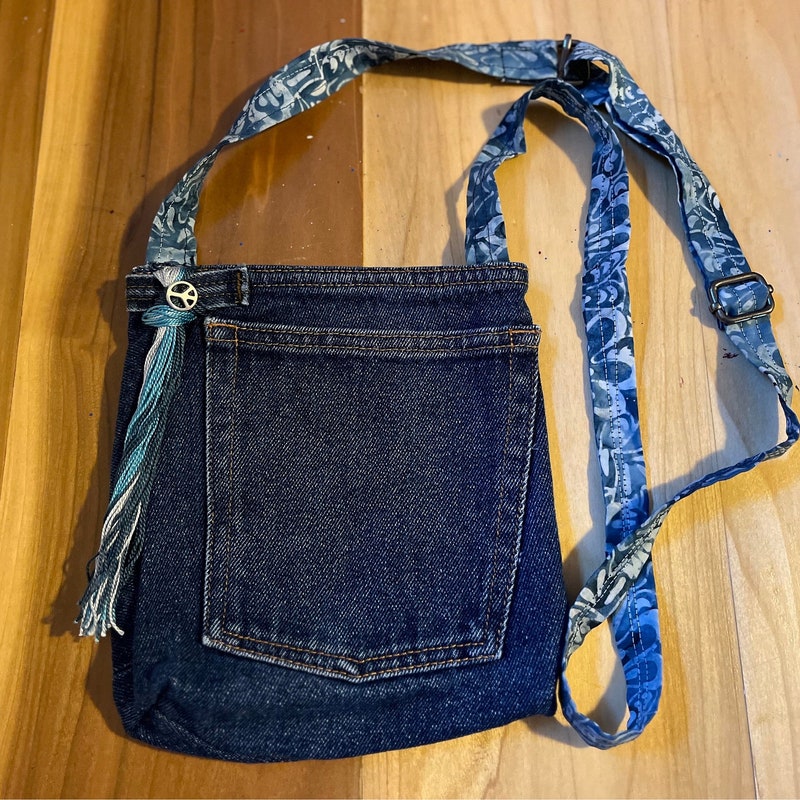Upcycled Denim Purse - Etsy