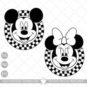 Checkered Mouse Svg Png, Printable Design, Svg for Cricut Cutting File ...