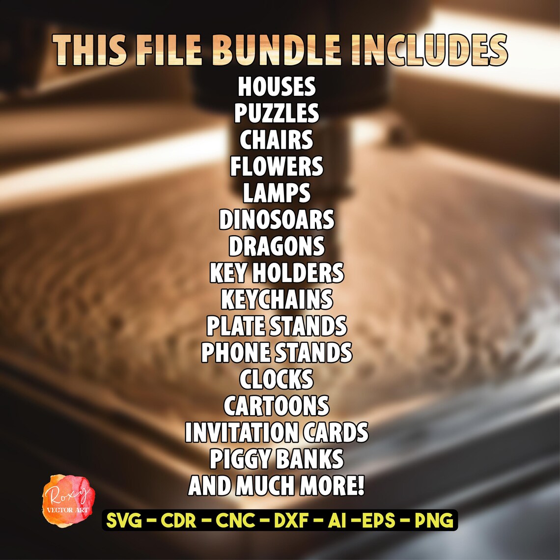 Laser Cut Bundle and Engraving Files, SVG, Designs for Diode, CO2 and ...