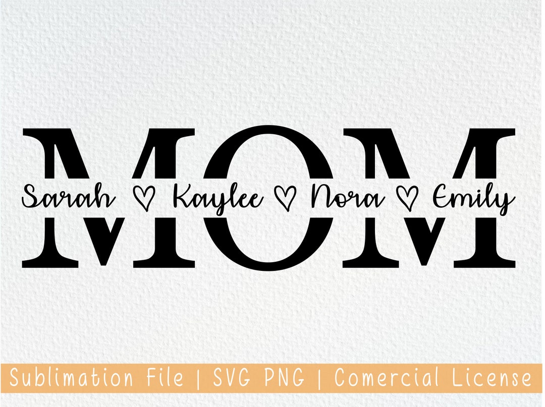 Mom Split Frame SVG, Mum Svg, Mother's Day Svg, Perfect for DIY Gifts ...