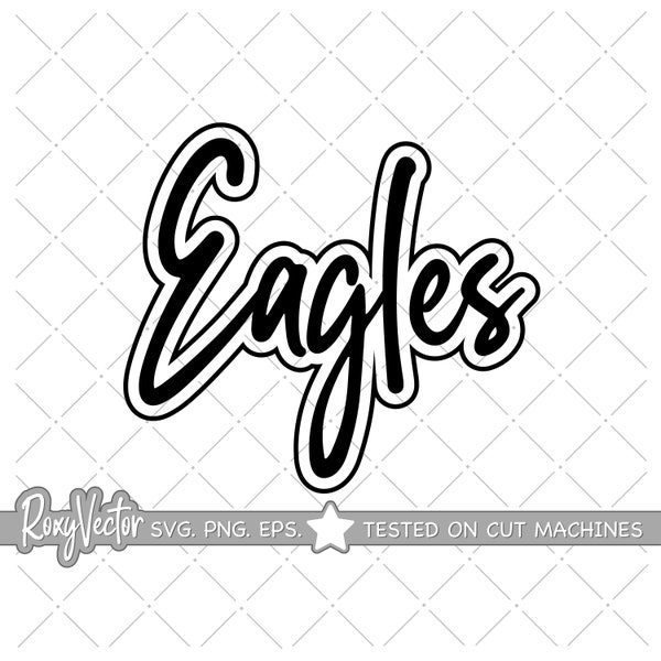 Eagles Font Svg - Etsy