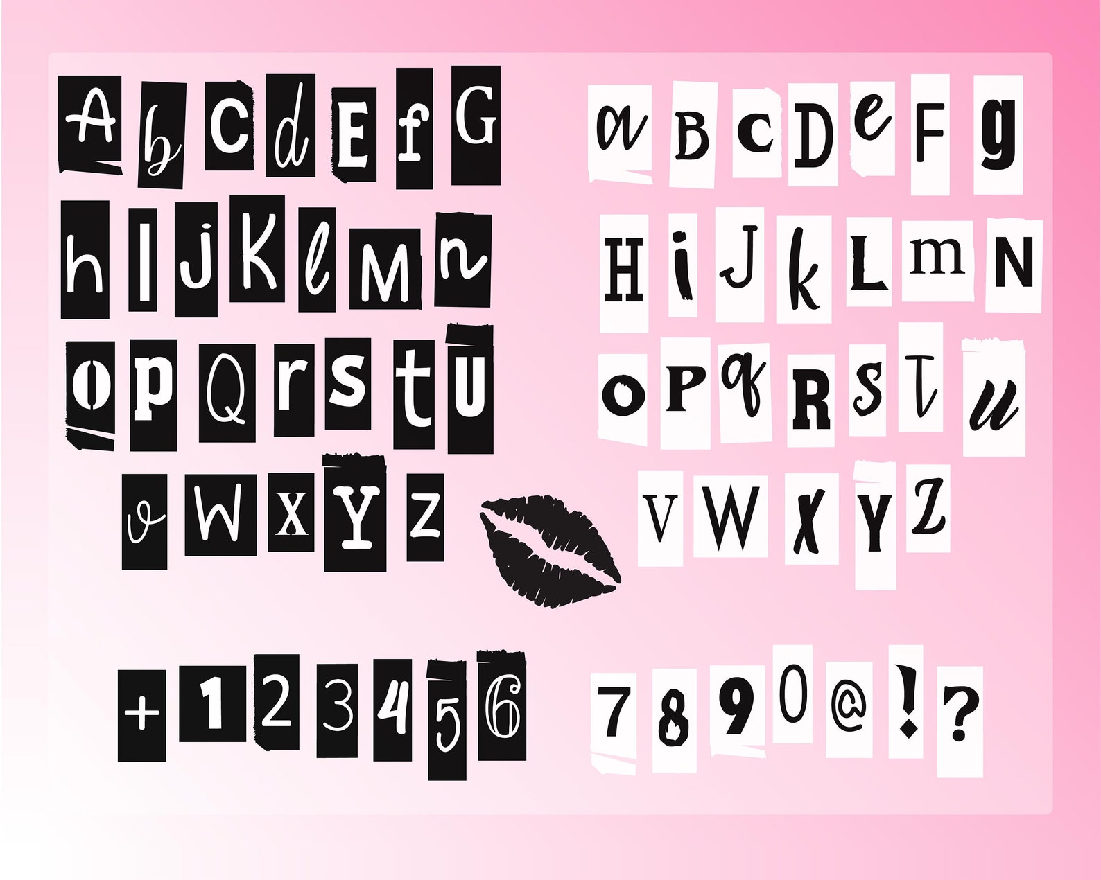 Burn Book Alphabet, Burn Book Letters, Cricut Cut Files, Burn Book SVG ...
