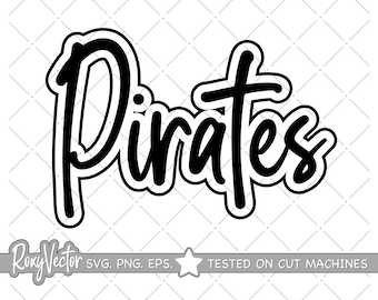 Pirates Svg, School Sports Team Shirt Svg, School Mascot Svg, Pirates ...