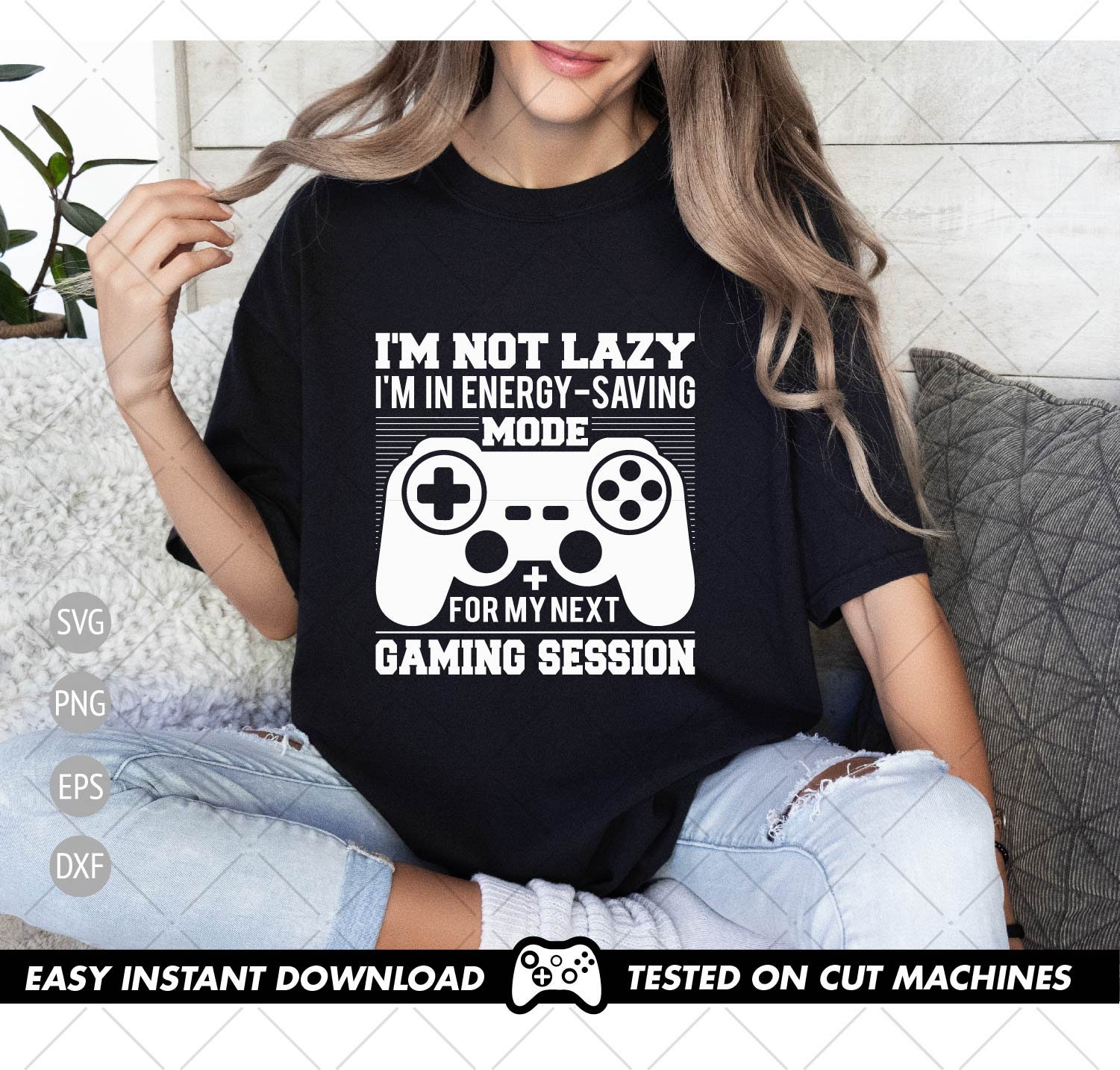 I'm Not Lazy Gamer SVG Gamer Svg Lazy Gamer Svg Game - Etsy
