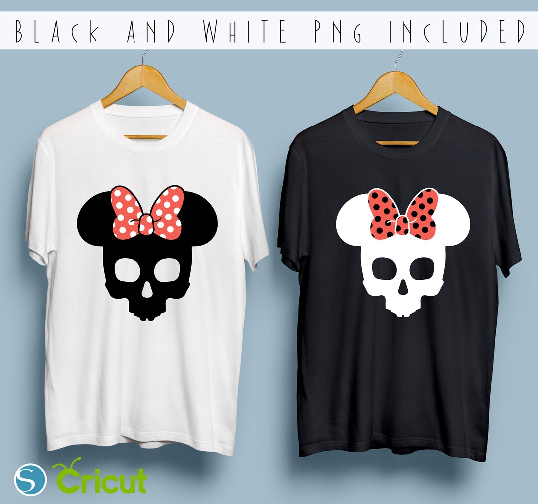 Mickey Minnie Skull , Mouse Head SVG, Skulls SVG, Halloween Svg, Skulls ...
