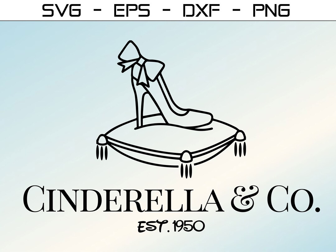 Cinderella & Co SVG, Black Design, Mouse SVG, Family SVG, Customize ...