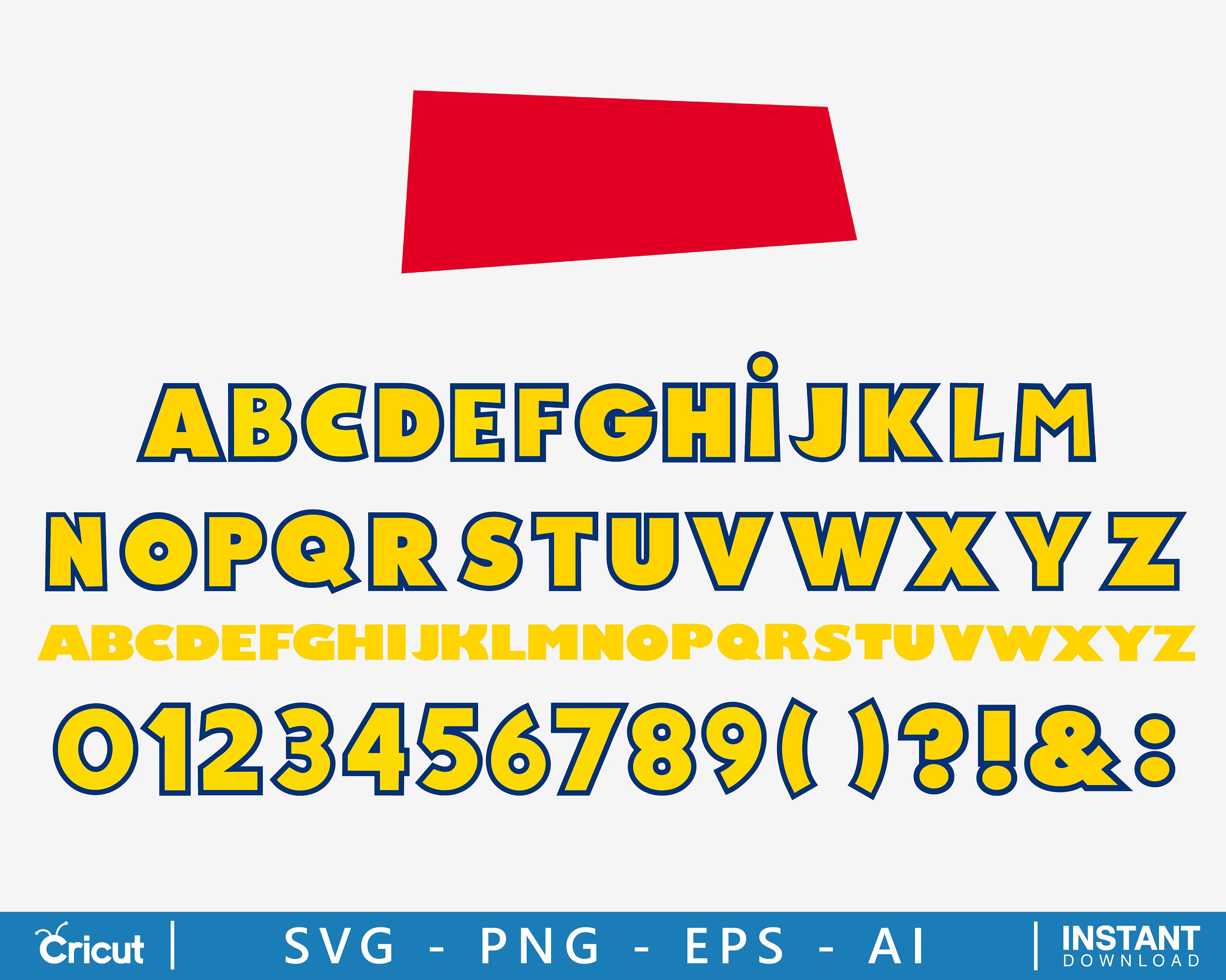 Cartoon Font, Story Font, Toy Font, OTF SVG, Layered, Toy Story Font ...