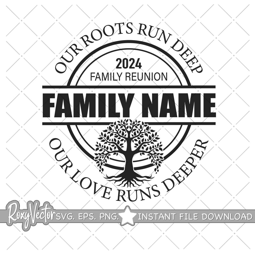 Family Reunion Tree Svg 2024, Family Reunion Svg, Family Monogram ...