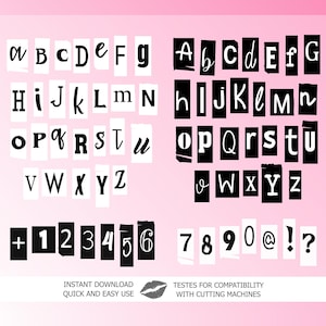 Burn Book Alphabet, Burn Book Letters, Cricut Cut Files, Burn Book SVG ...