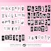 Burn Book Alphabet, Burn Book Letters, Cricut Cut Files, Burn Book SVG ...