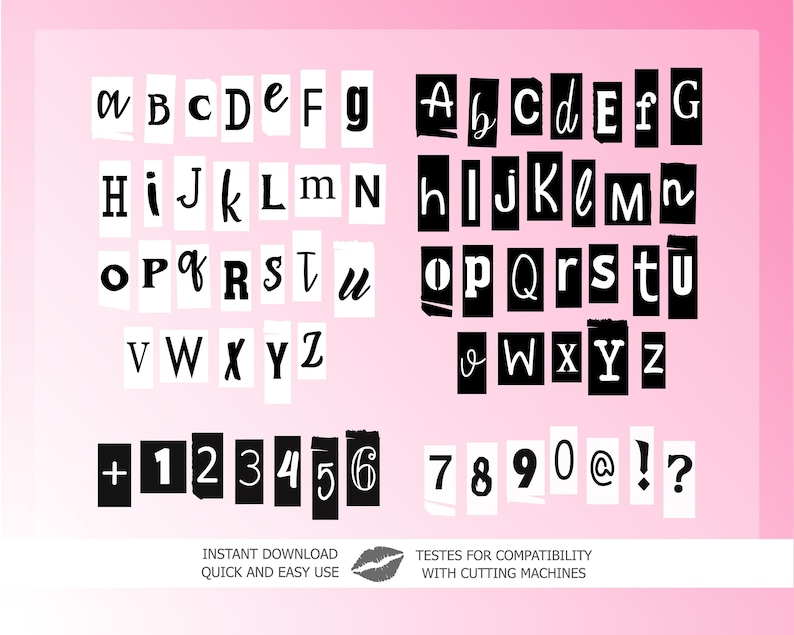 Burn Book Alphabet , Burn Book Letters, Cricut Cut Files, Burn Book SVG ...