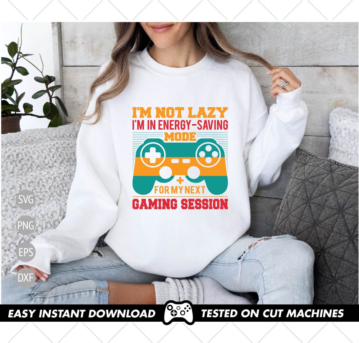 I'm Not Lazy Gamer SVG Gamer Svg Lazy Gamer Svg Game - Etsy