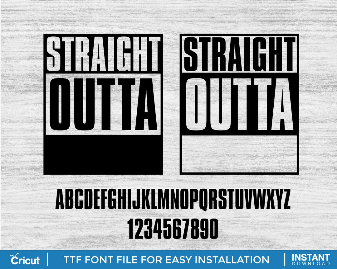 Compton Frame SVG, Straight Outta Custom, SVG, Instant Download ...