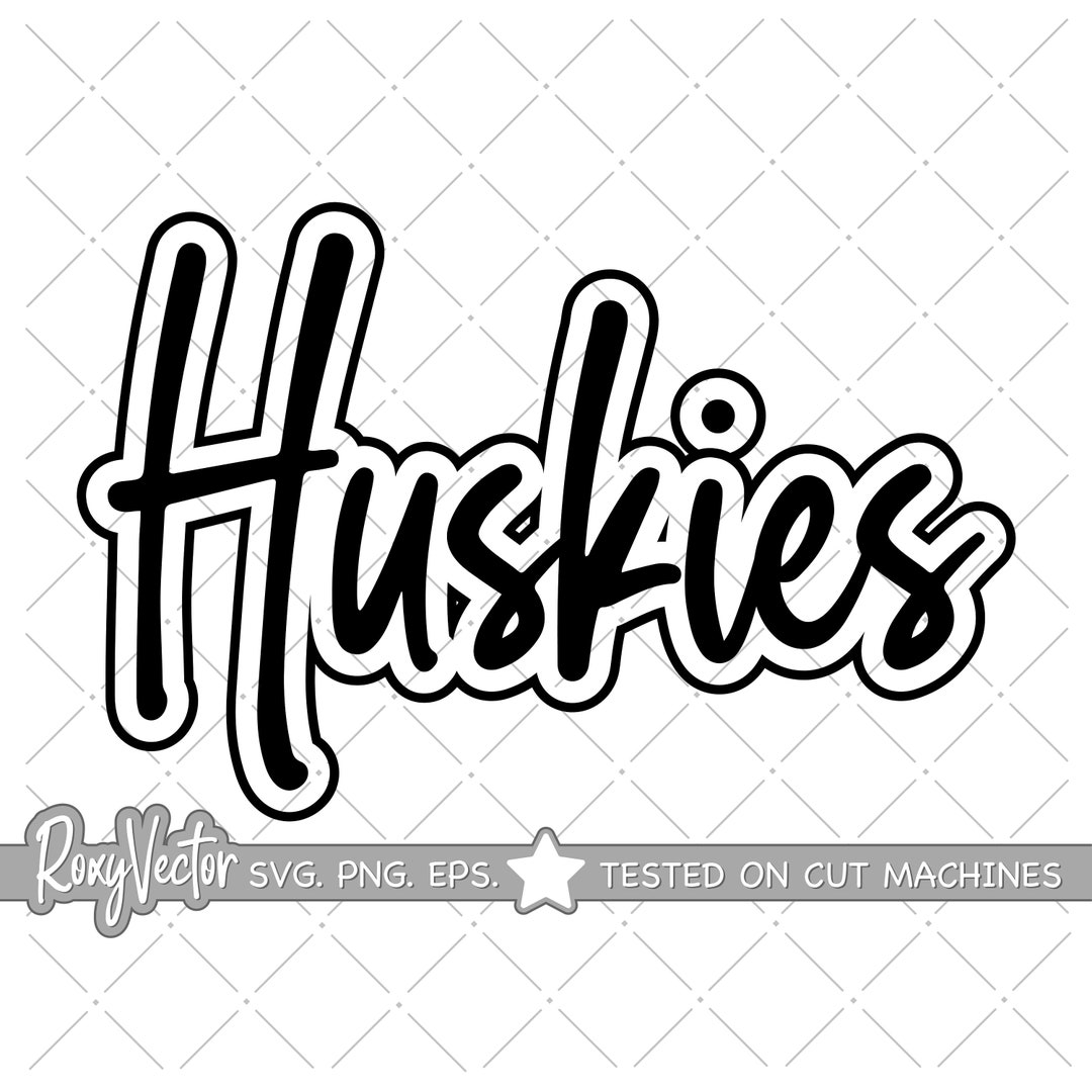 Huskies Svg, School Sports Team Shirt Svg, School Mascot Svg, Huskies ...