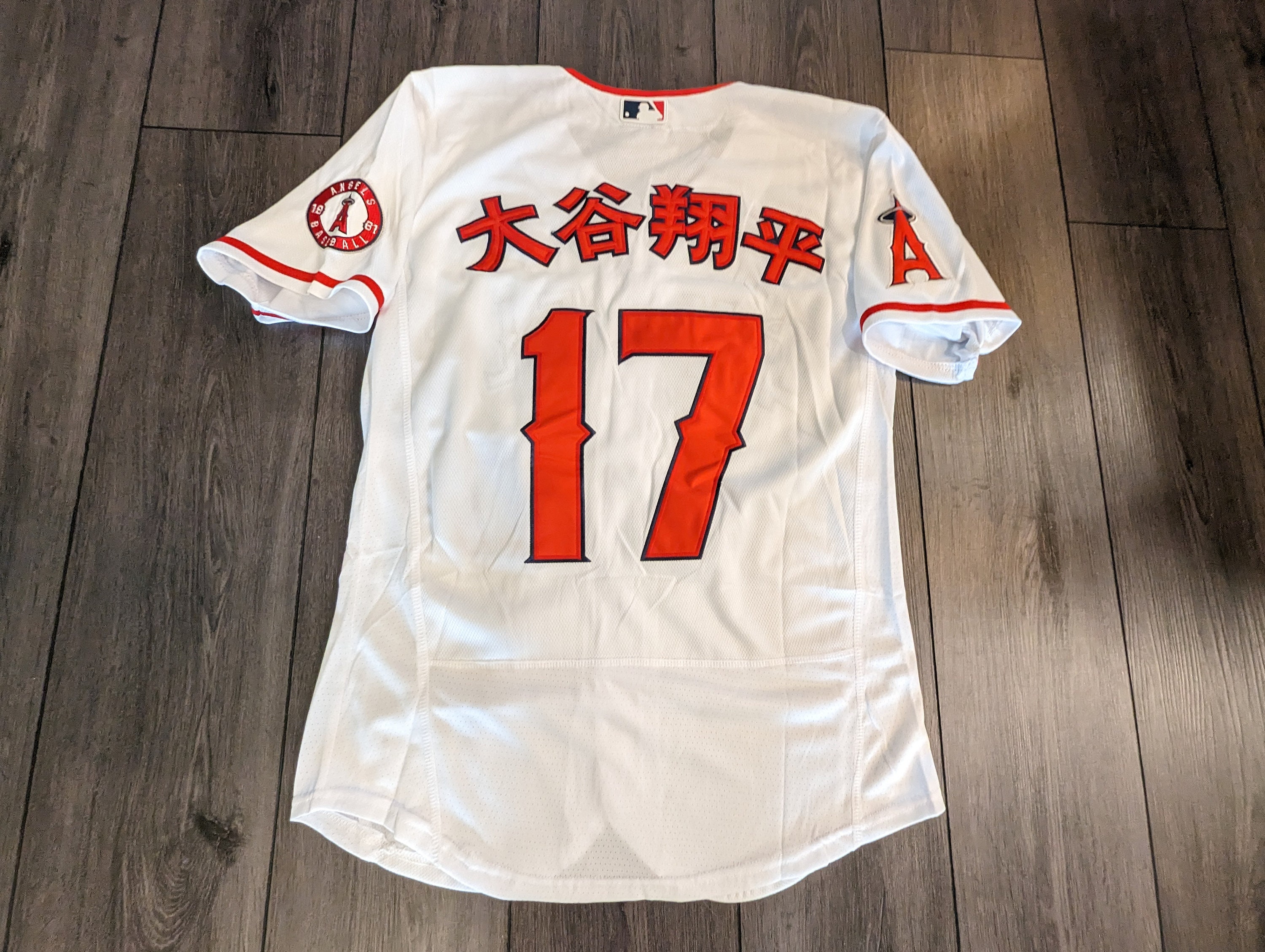 Shohei Ohtani 17 Los Angeles Angels White Kanji Japanese - Etsy
