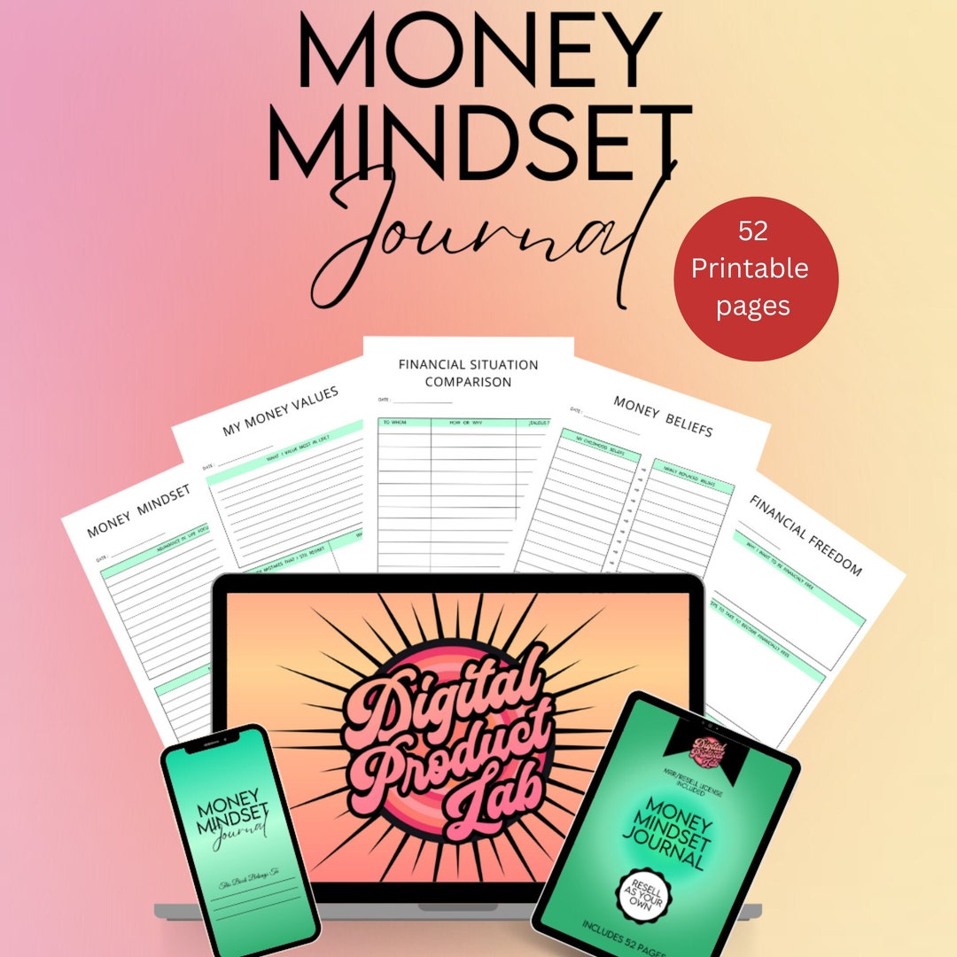 Money Mindset Journal printable Journal, Money Management, Instant ...