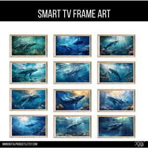 Frame Art Tv Ocean Collection: 36 Digital AI Designs Instant Download ...