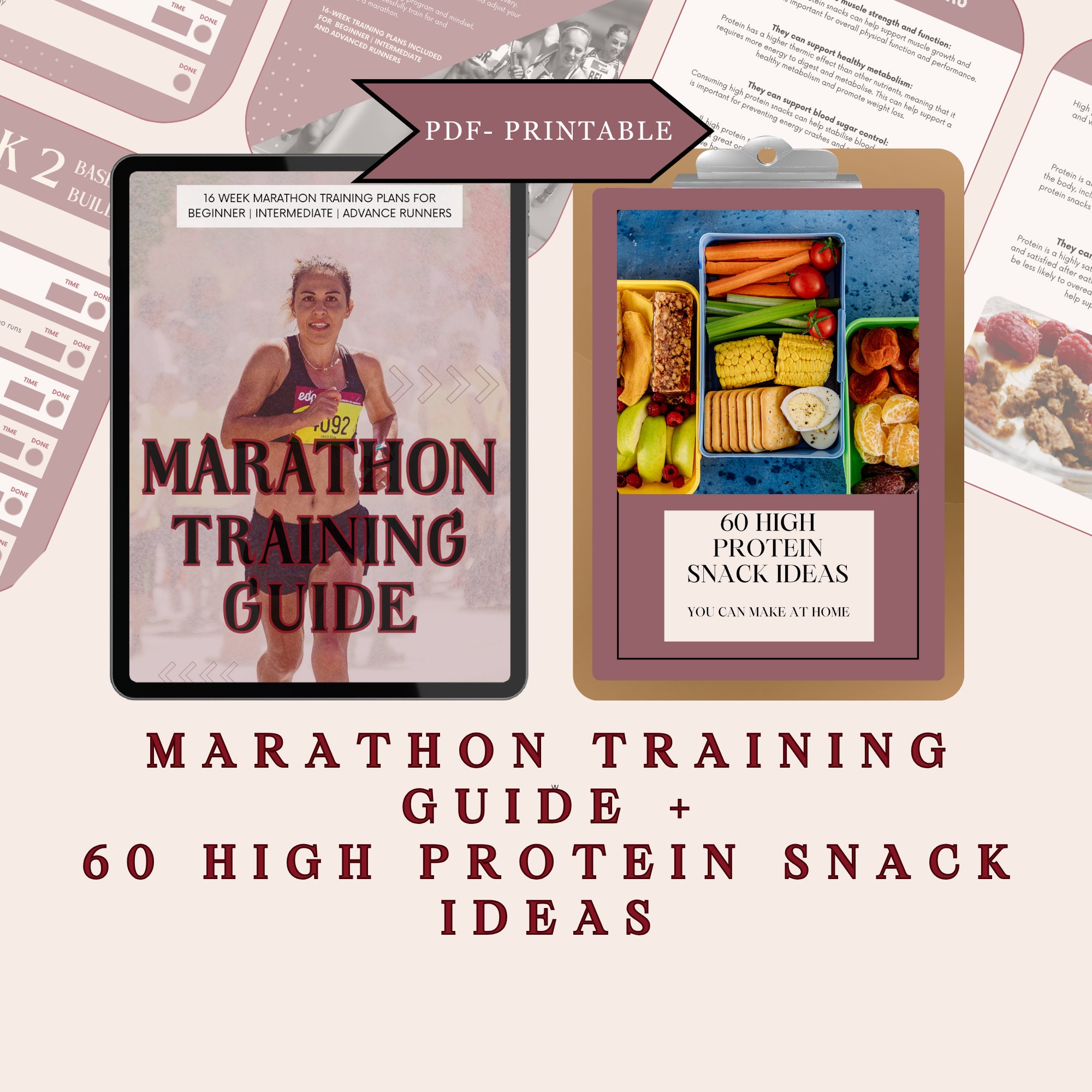Complete Marathon Training Guide High Protein Snack Recipes for Runners ...