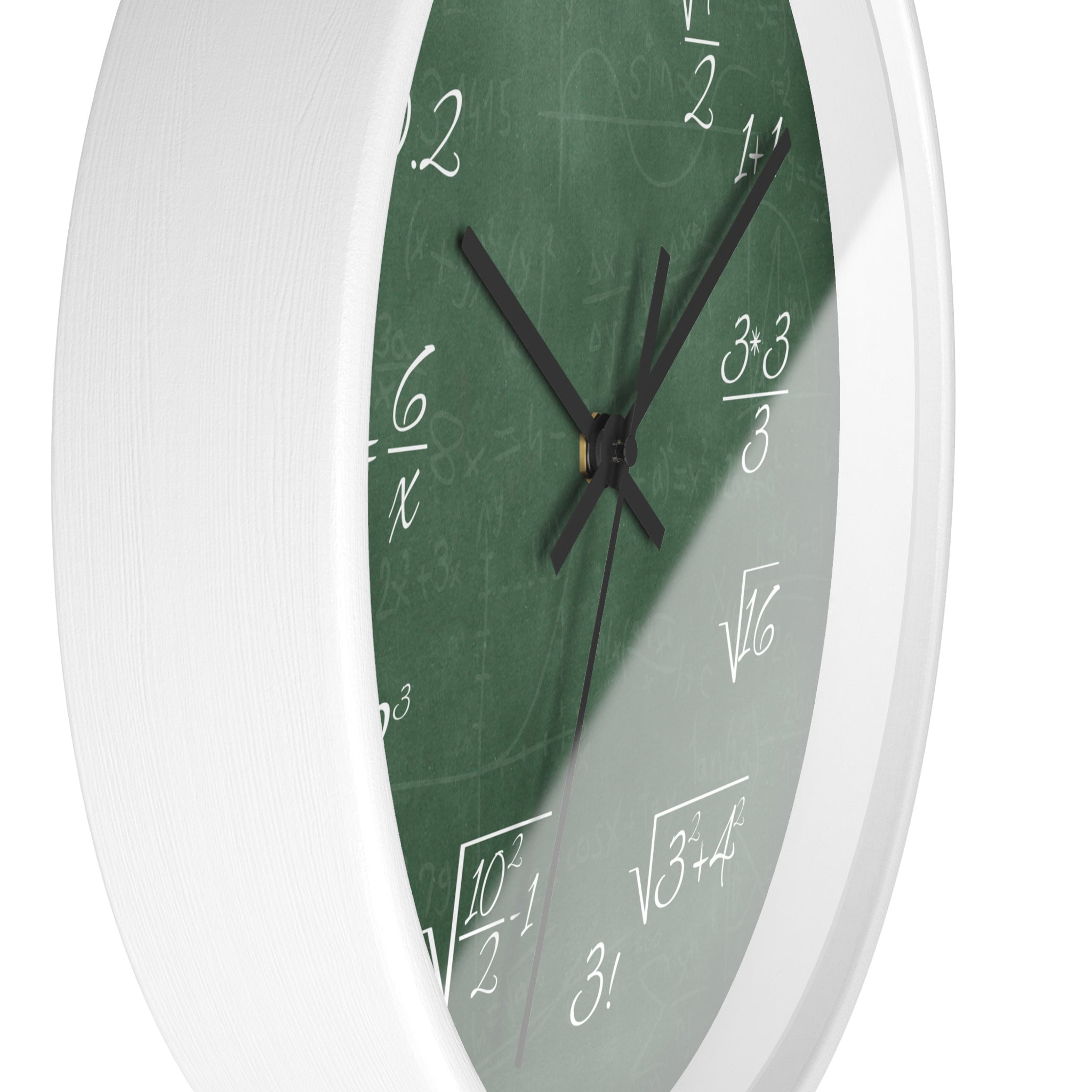 Math Wall Clock Unique Mathematical Equations Decor Teacher Gift ...