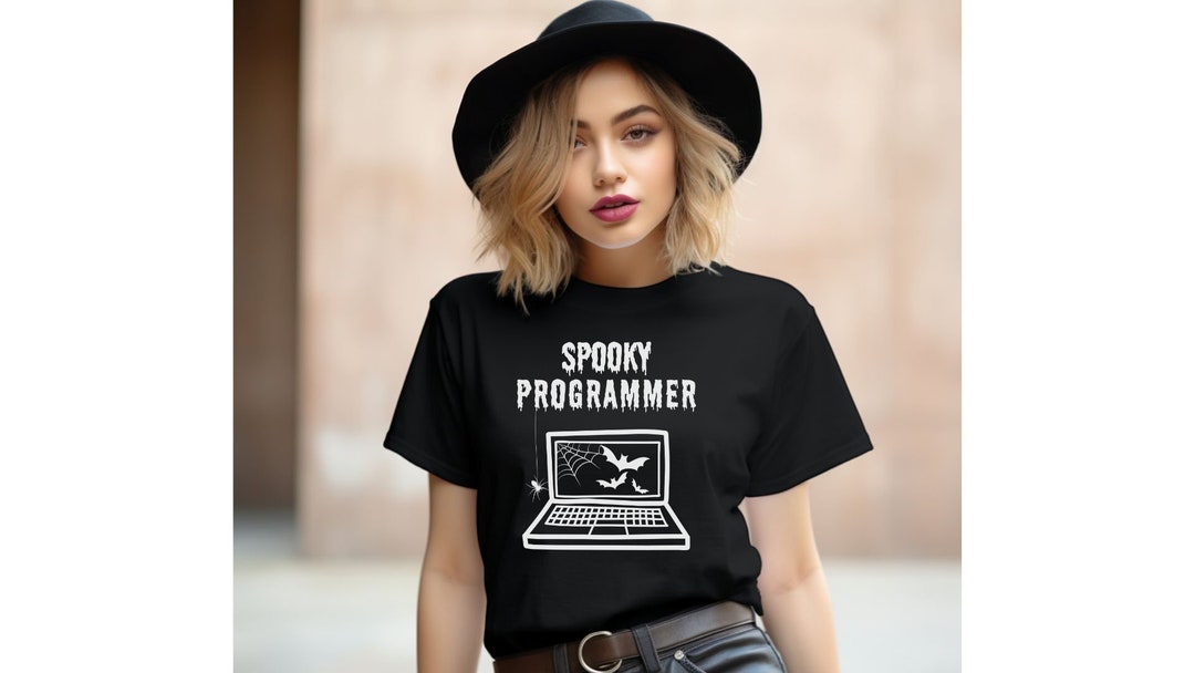 Spooky Programmer T-shirt: Halloween Coding Geek Gift - Etsy
