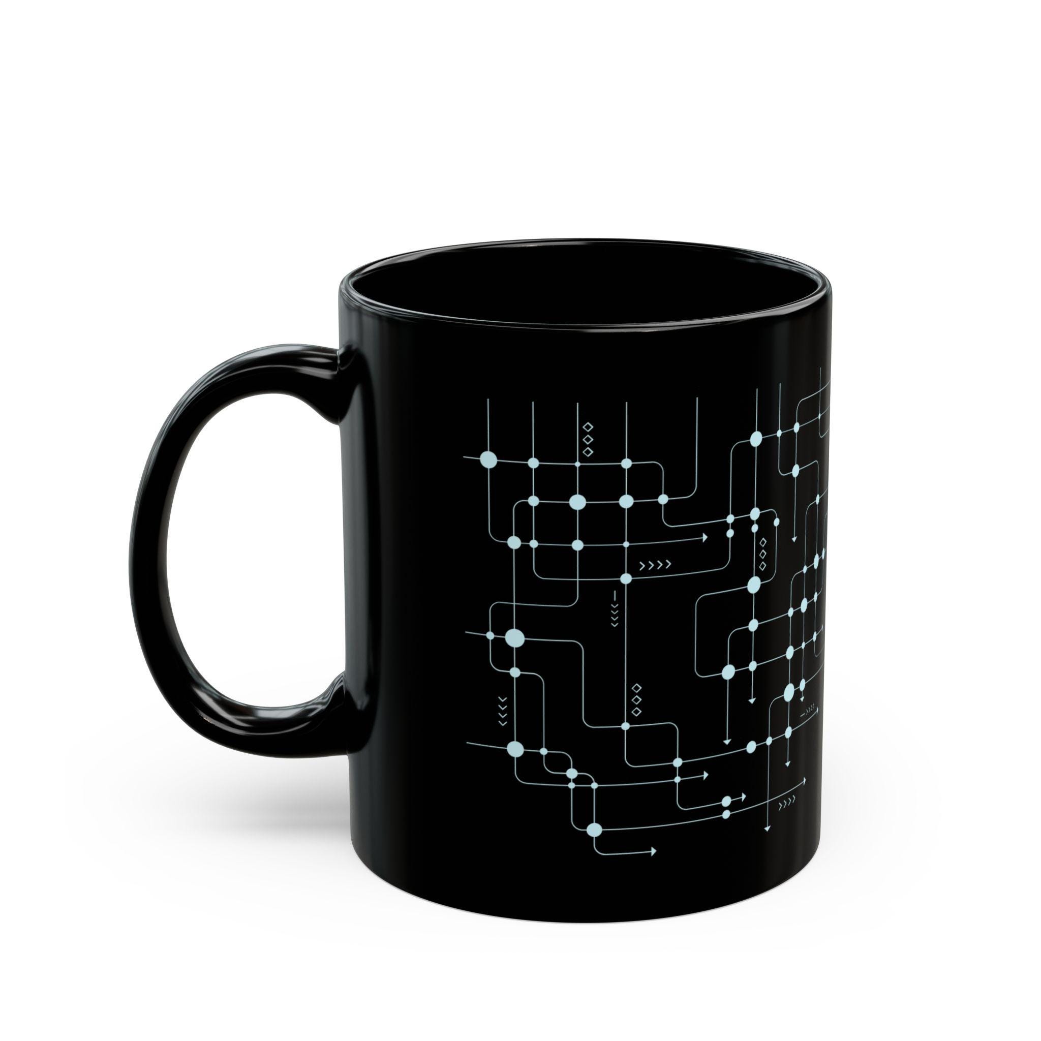 Coffee Mug, High Tech Circuit Board Design, Engineer Programmer Geek ...