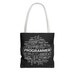 Programmer Tote Bag - Featuring Programming Terms Design - Perfect Gift ...