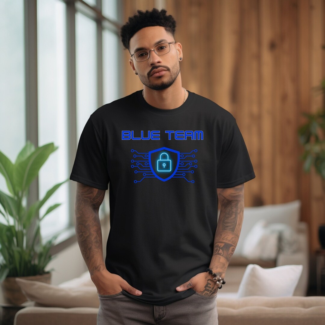 Cyber Shield T-shirt | Blue Team Defender Tee | Hacker Security | IT ...