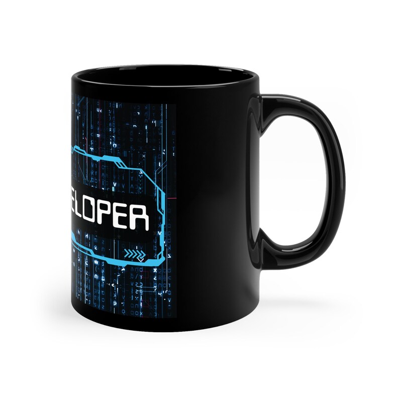 C# Developer Mug, With Tech New Age Design. Great Gift for a Programmer ...