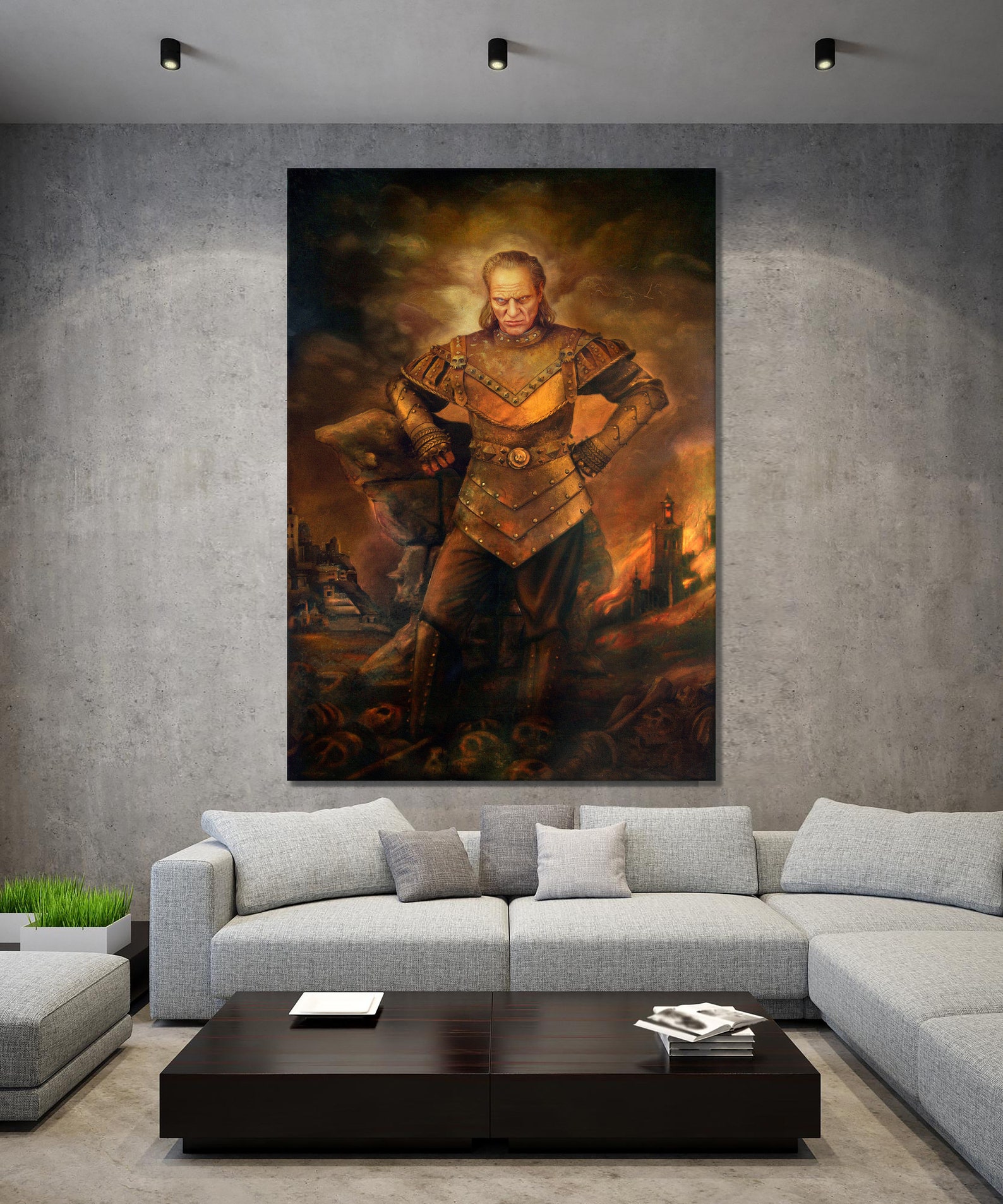 Vigo the Cruel From Ghostbusters II Painting Replica Canvas Print ...