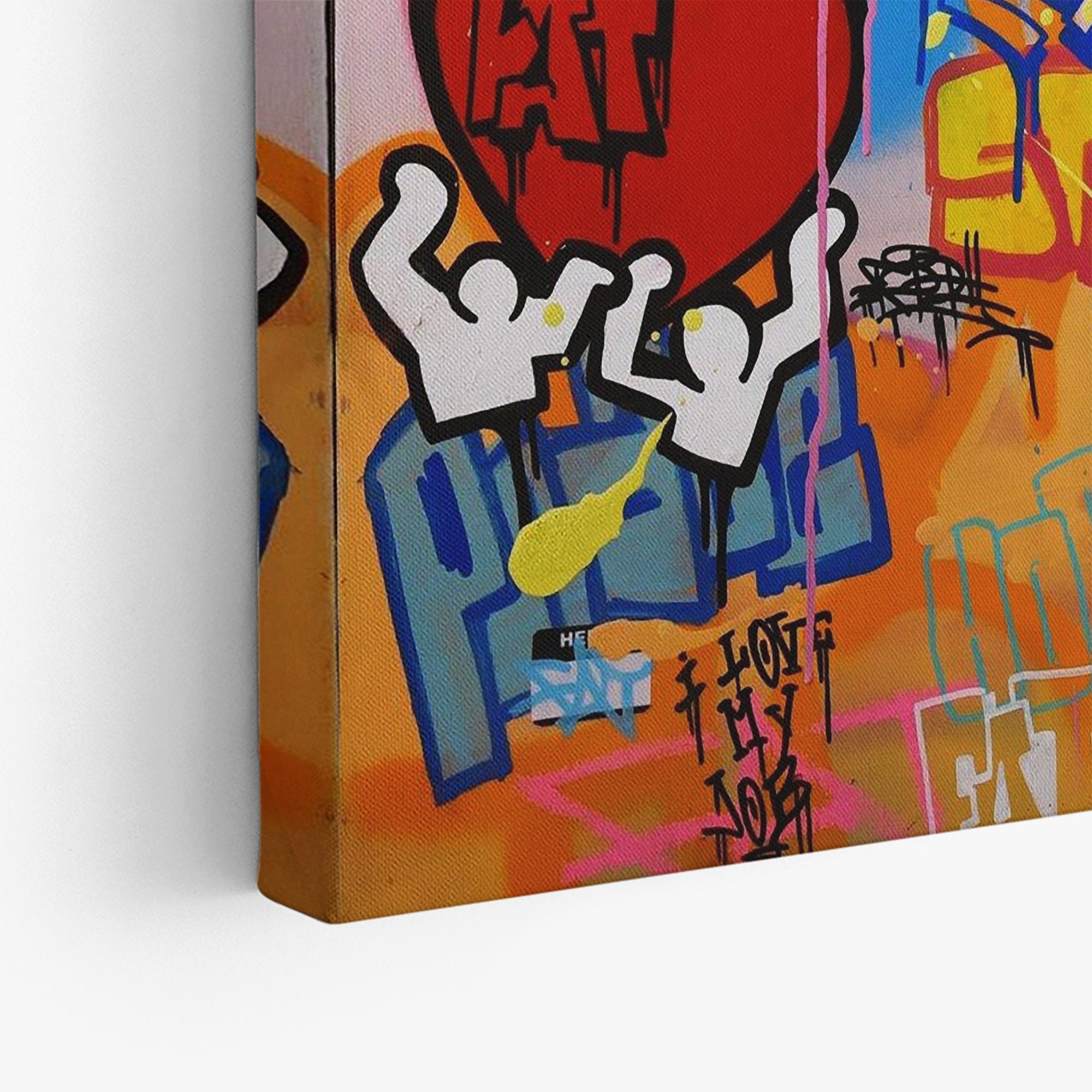 Graffiti Master Bugs Bunny Pop Art Canvas Print, Banksy Art, Bugs Bunny ...
