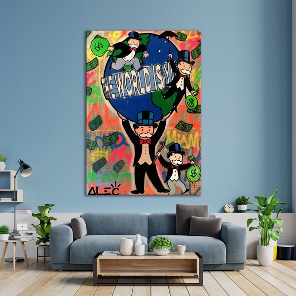 Monopoly Art - Etsy