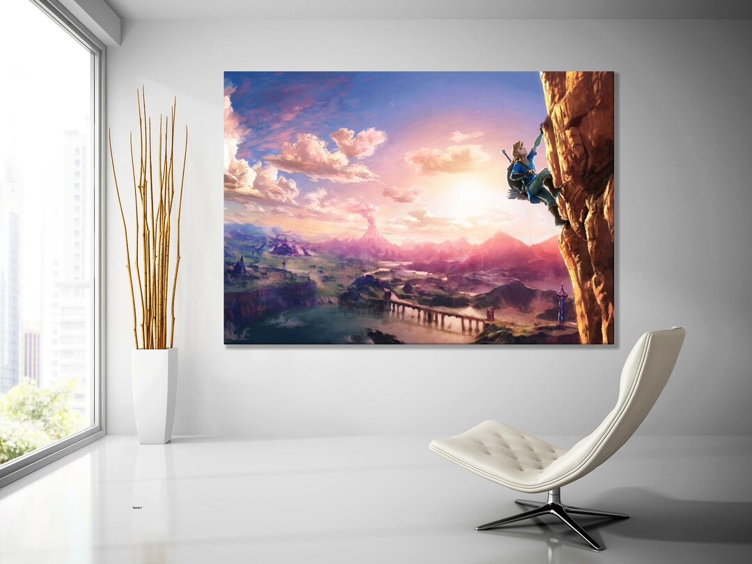 The Legend of Zelda Canvas Wall Art- Zelda Video Game Canvas Print ...