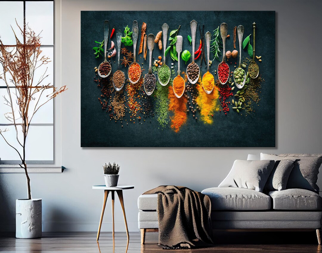 Kitchen Canvas Wall Art | Multi Panel Kitchen Canvas Print| Kitchen ...