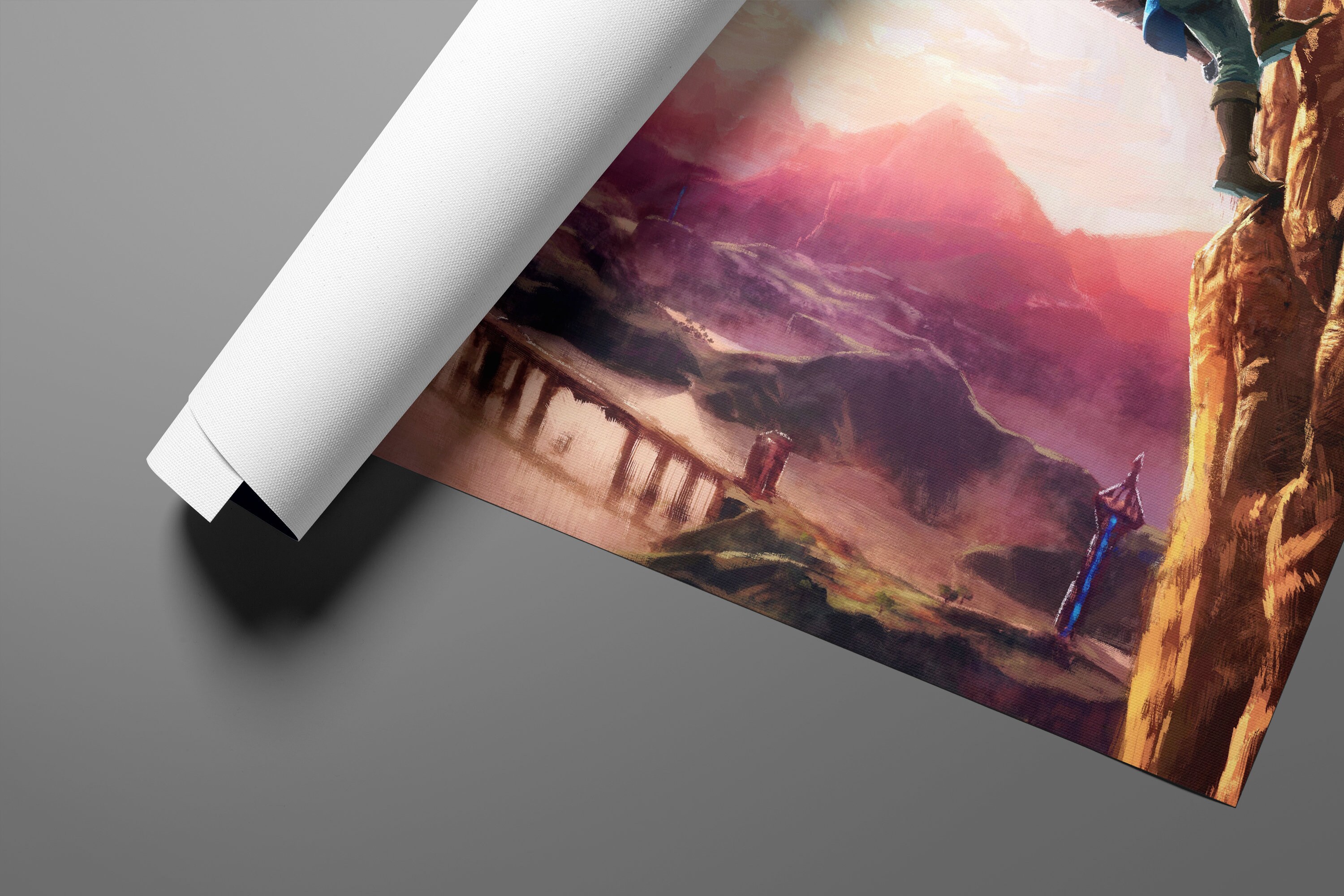 The Legend of Zelda Canvas Wall Art Zelda Video Game Canvas - Etsy