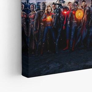 All Characters Marvel XXL Canvas Wall Art ' Blockbuster Fine Art ...