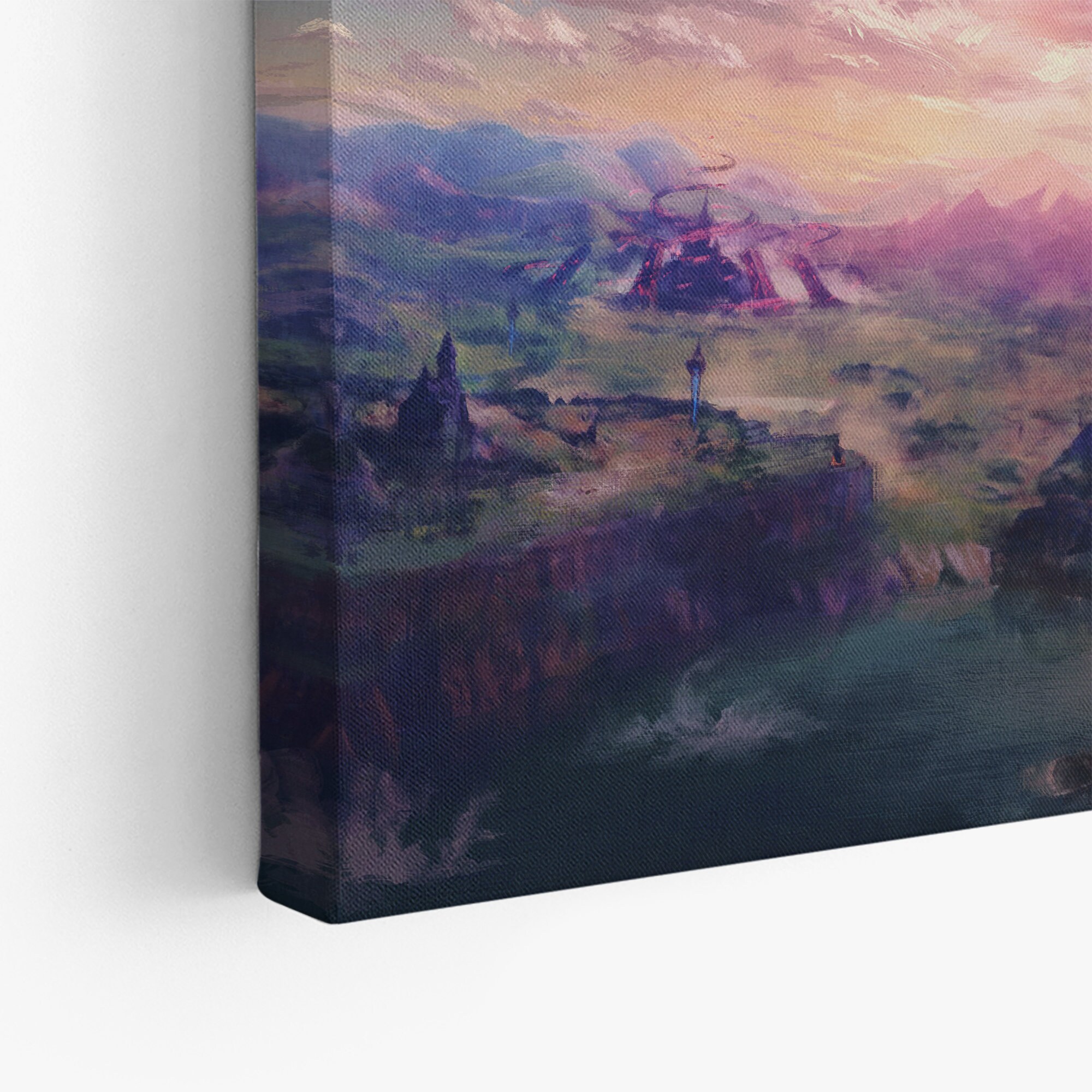 The Legend of Zelda Canvas Wall Art Zelda Video Game Canvas - Etsy