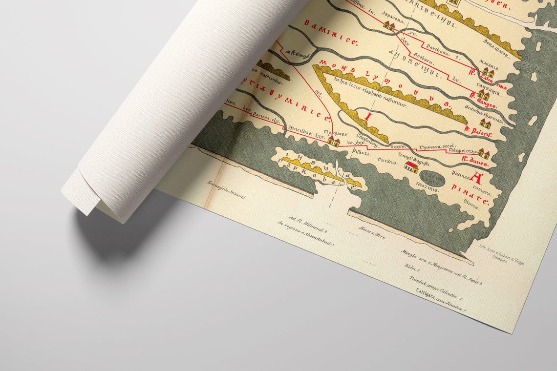 Tabula Peutingeriana (the Peutinger Map) - Pagan & Historical Fine Art ...