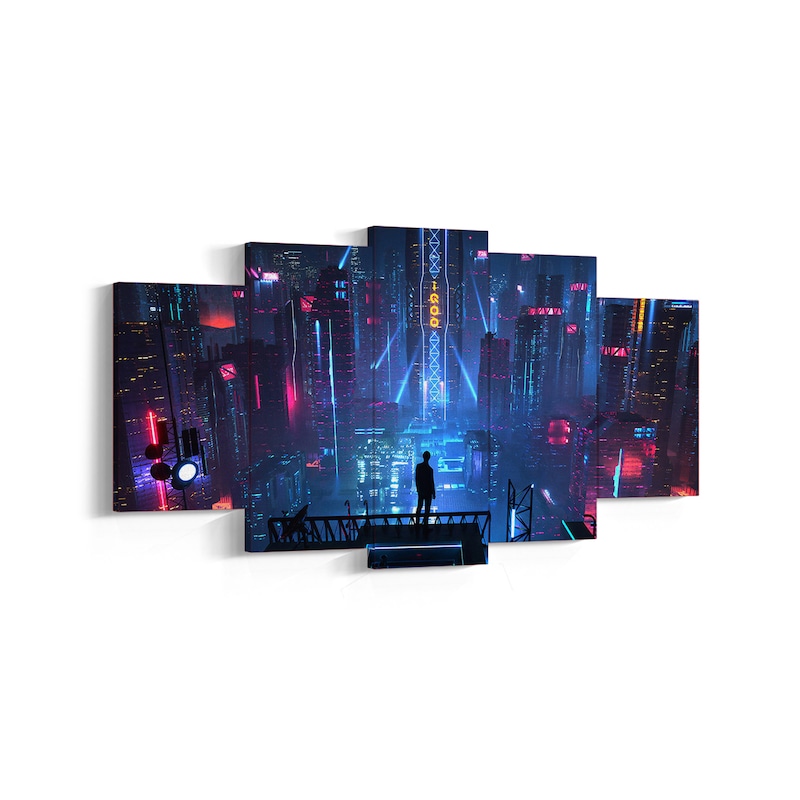 Cyberpunk Wall Art - Etsy