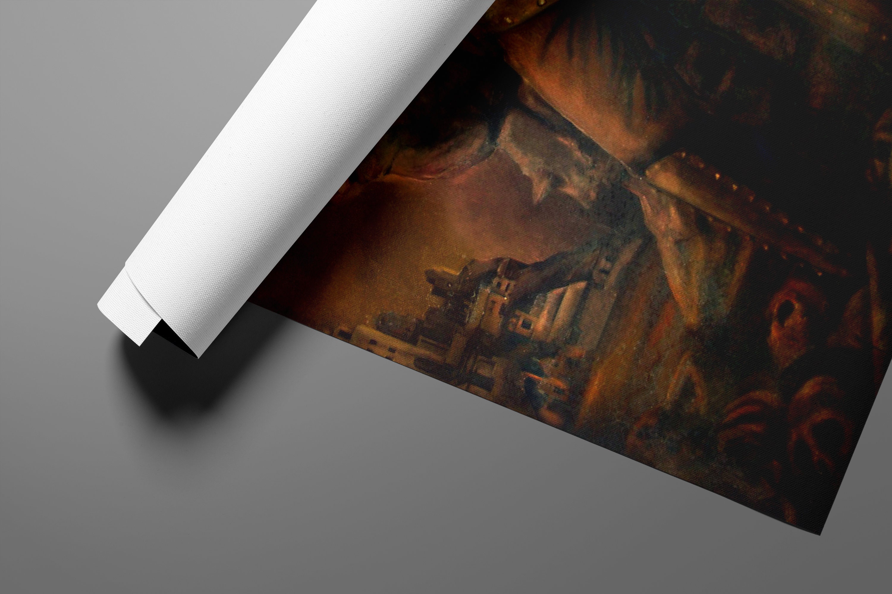 Vigo the Cruel From Ghostbusters II Painting Replica Canvas Print ...
