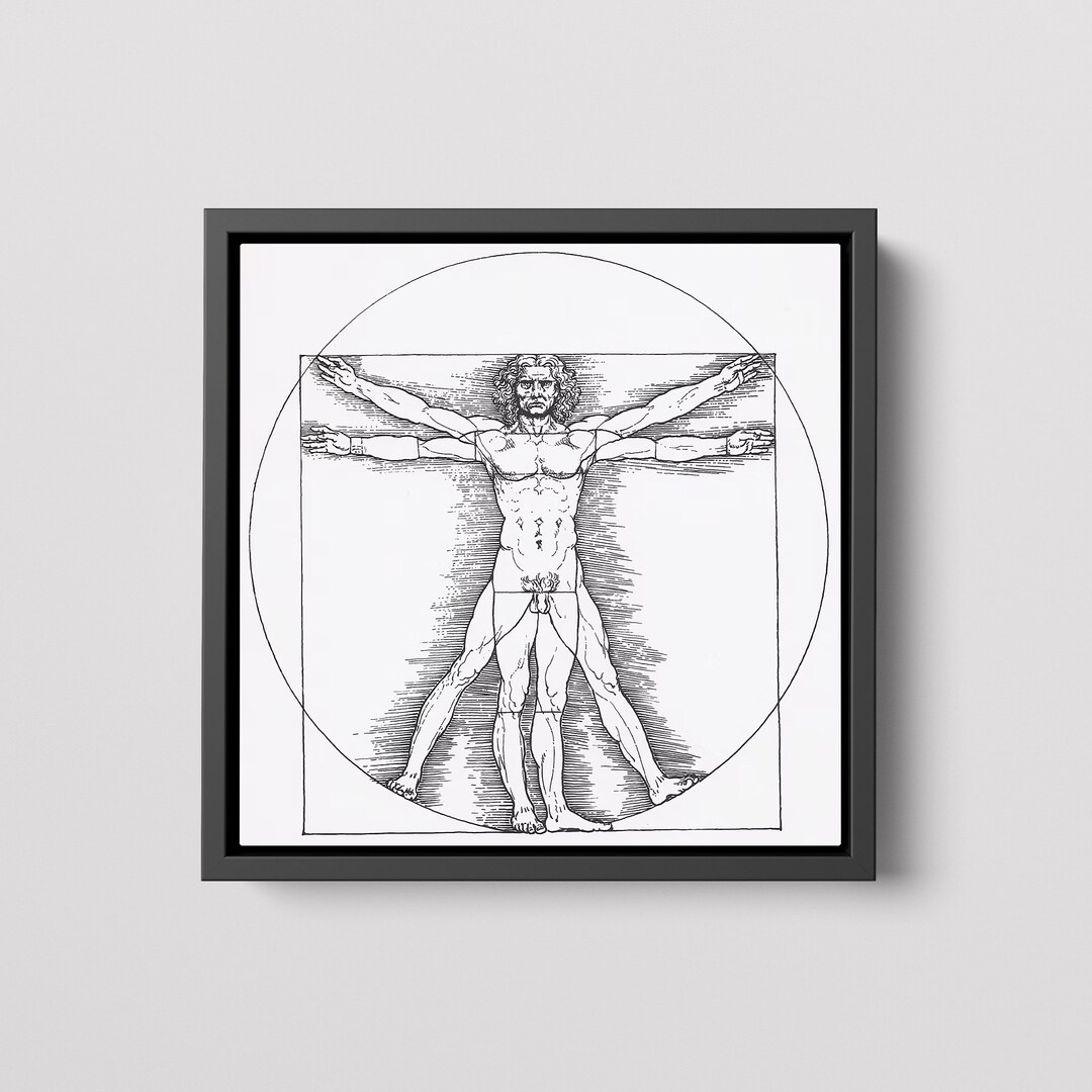 Trendy Leonardo Da Vinci, Golden Ratio, Vitruvian Man, 1492 | Art Print ...